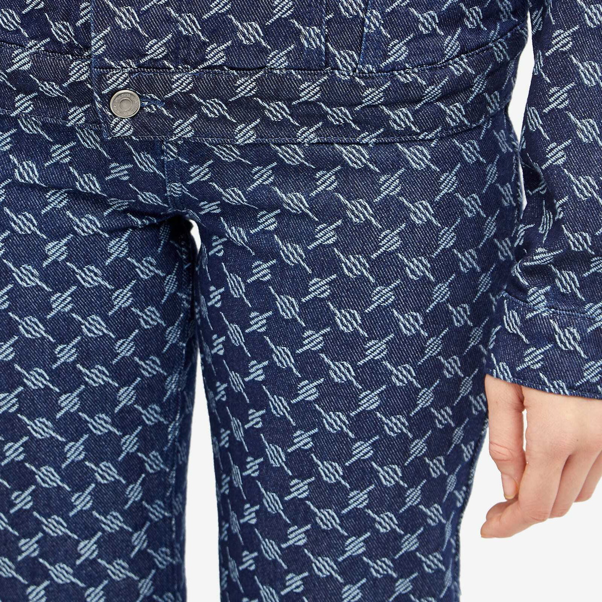 Daily Paper Women's Raven Jean in Mid Blue Daily Paper