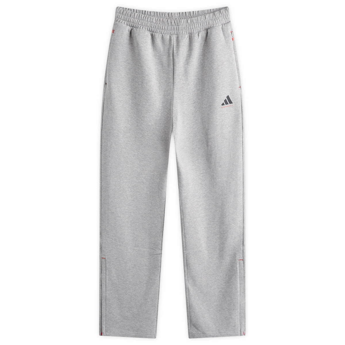 Adidas Men's Basketball Track Pant in Medium Grey Heather adidas