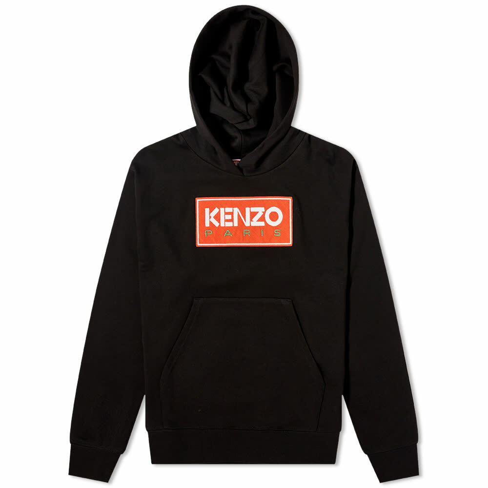 Kenzo Women's Paris Logo Oversize Hoodie in Black Kenzo