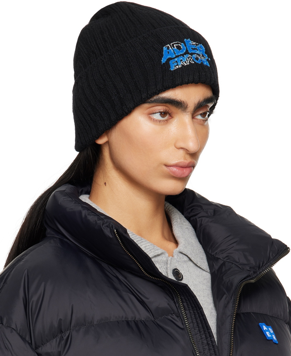 ADER error Black Edca Logo Beanie ADER error