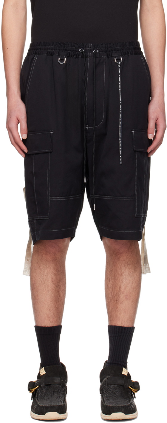 mastermind JAPAN Black Cargo Shorts mastermind JAPAN
