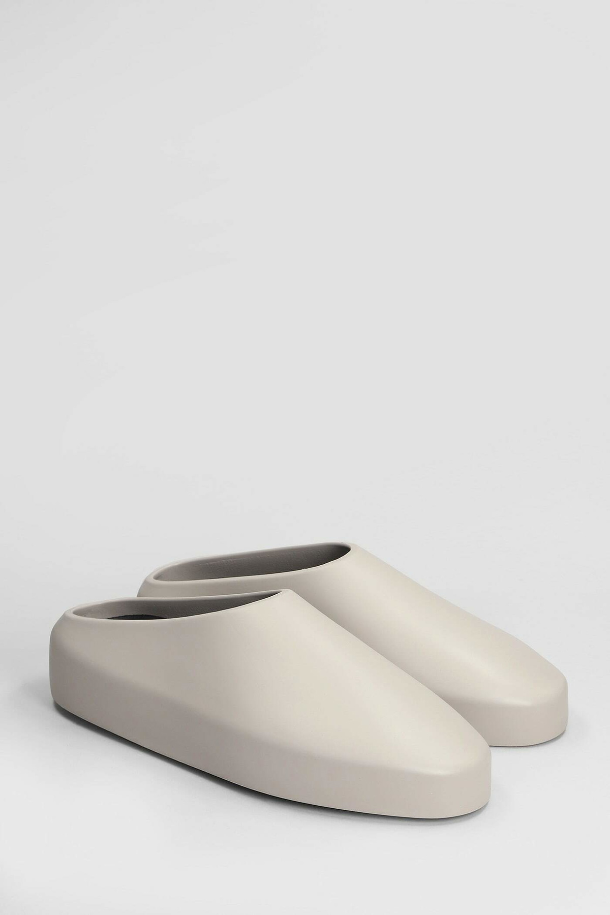 Fear of God California Slipper-mule In Grey Rubber/plasic Fear Of God