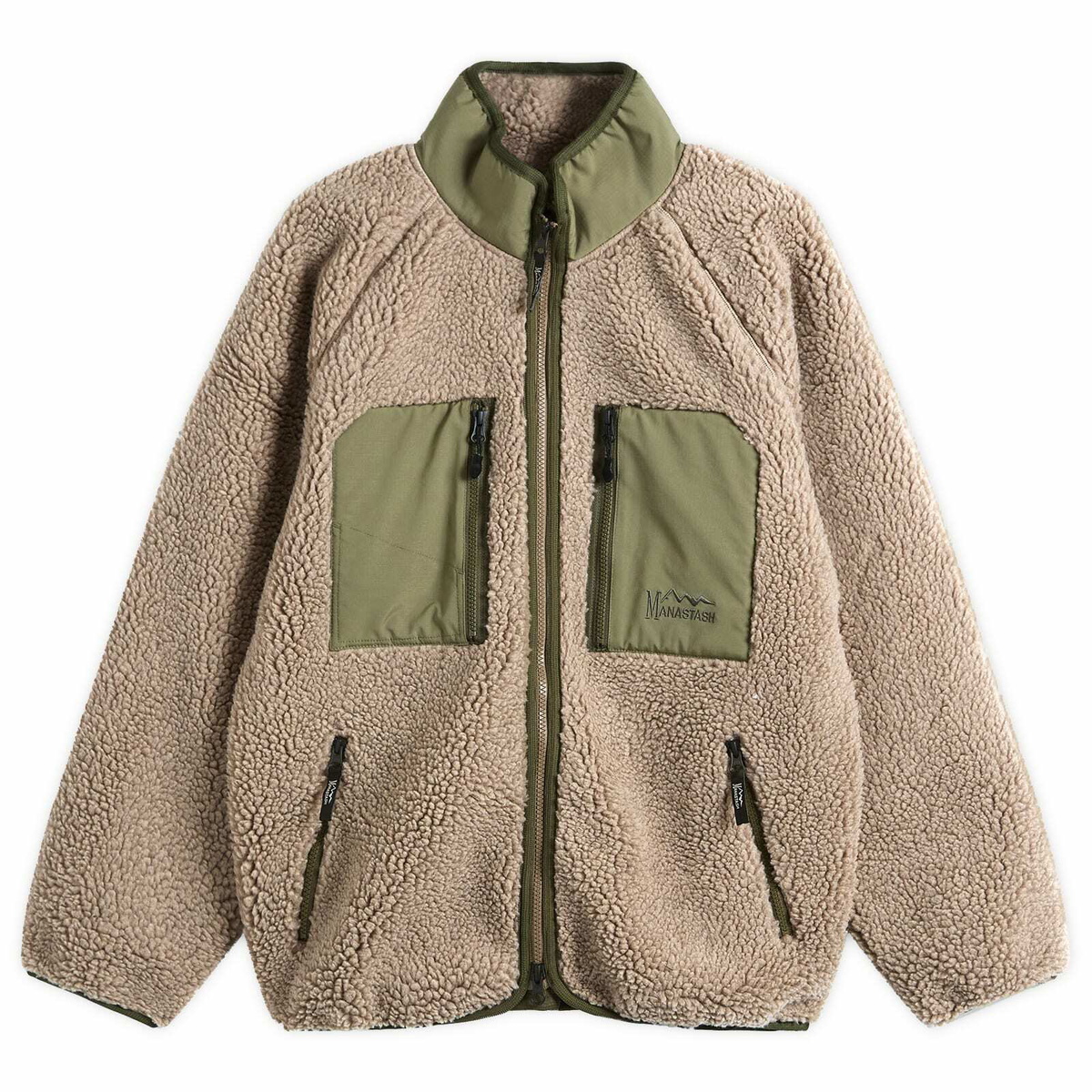 Manastash Men's Mountain Gorilla Fleece Jacket in Mocha Manastash