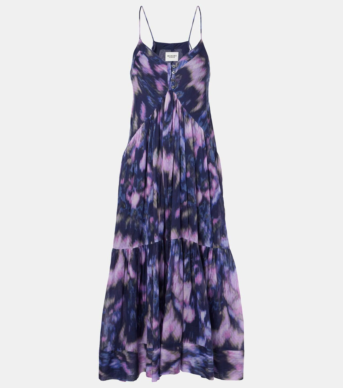 Marant Etoile Sabba printed cotton maxi dress Isabel Marant Etoile