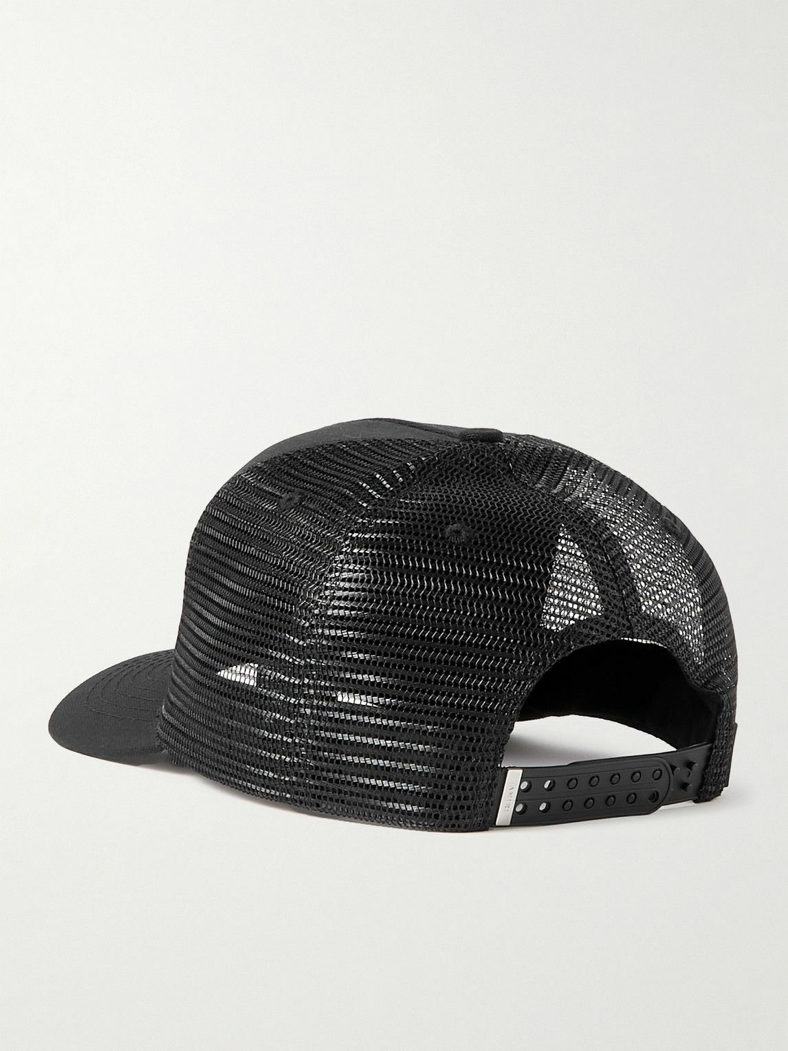 AMIRI - MA Logo-Embroidered Cotton-Canvas and Mesh Trucker Cap Amiri