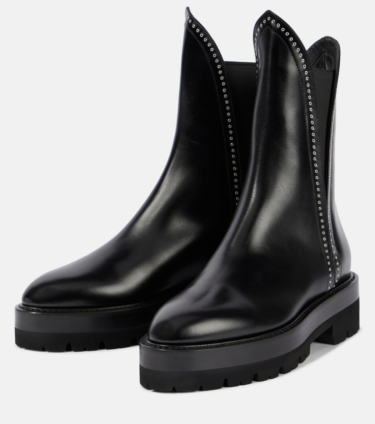 Alaïa Studded leather Chelsea boots ALAÏA