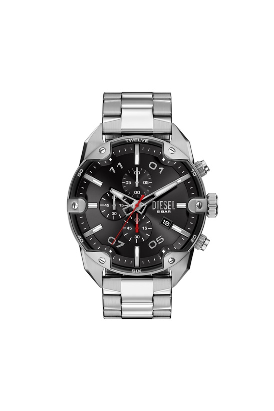 Diesel Three-hand stainless steel watch - Timeframes Mens in Black Diesel
