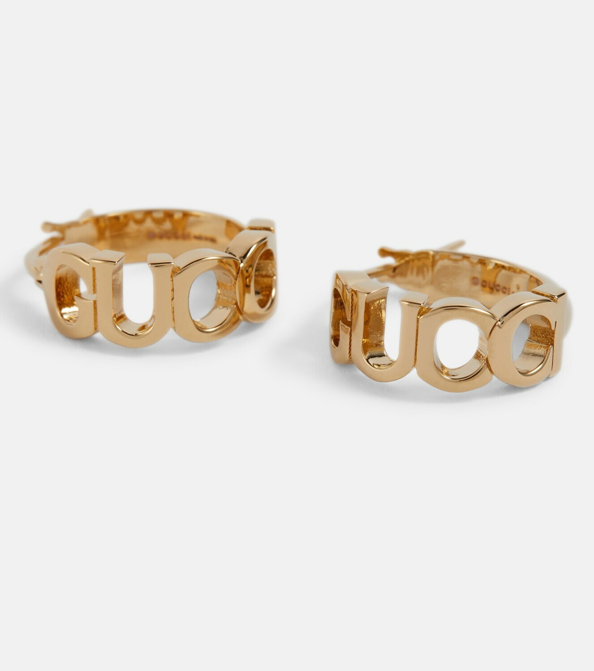 Gucci Logo hoop earrings Gucci