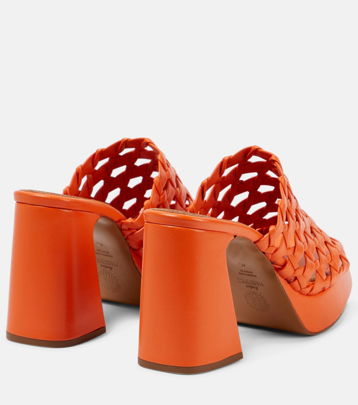 Souliers Martinez Alba leather platform mules Souliers Martinez