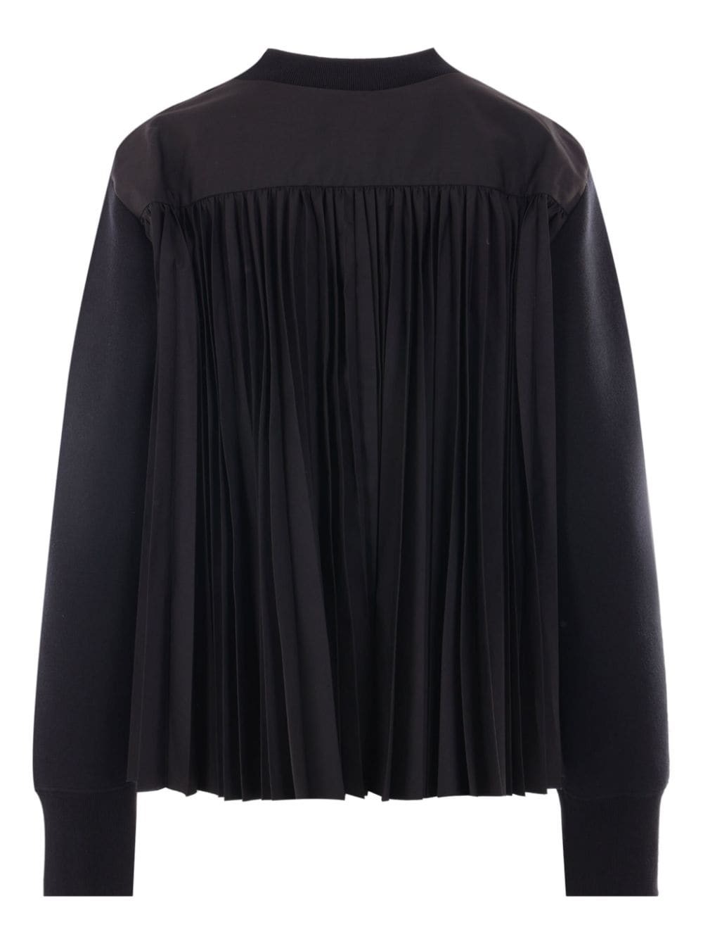 SACAI - Pleated Back Cotton Pullover Sacai