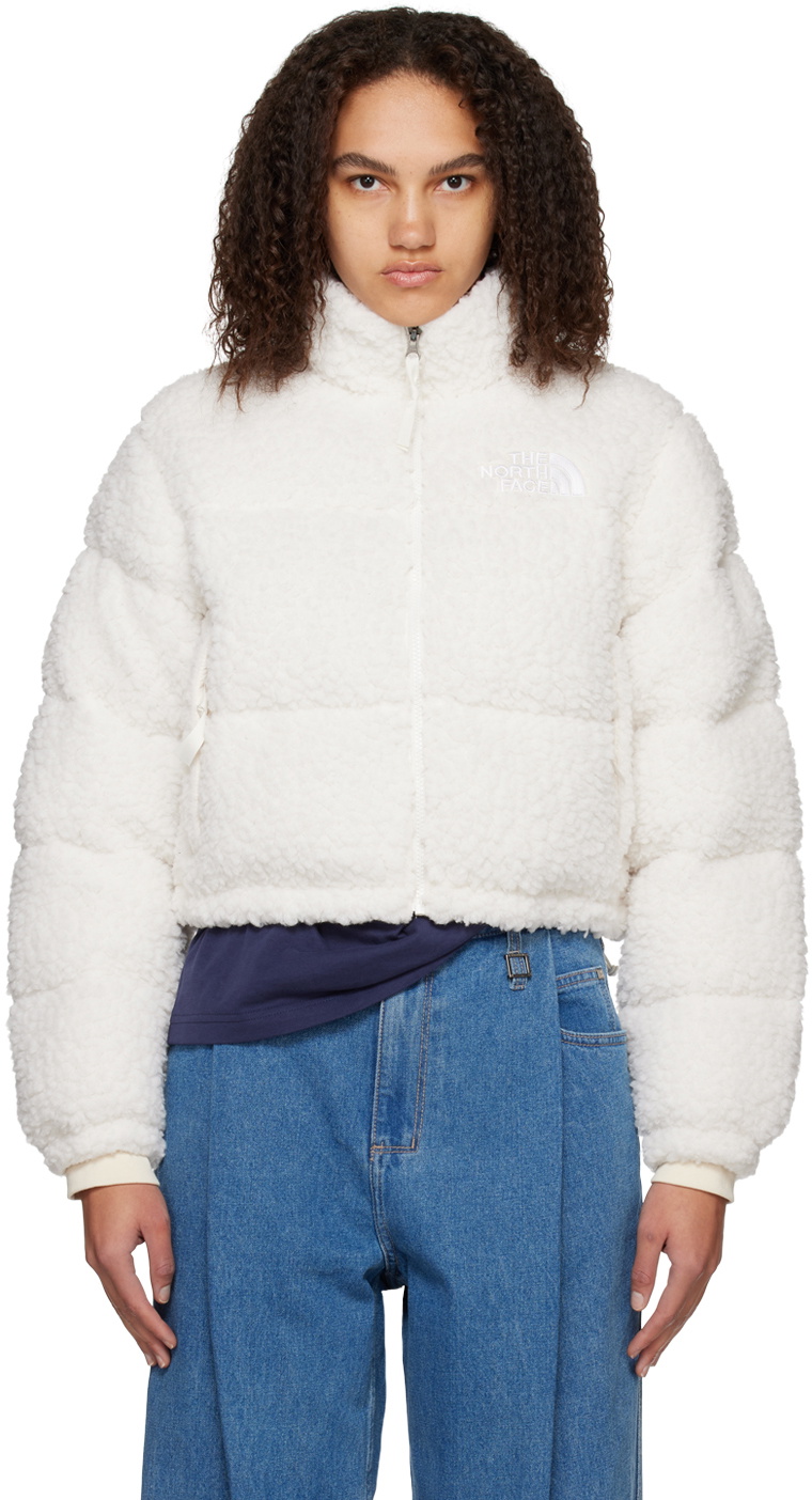 The North Face White Nuptse Down Jacket The North Face
