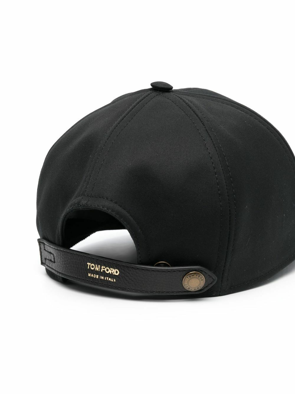 TOM FORD Black Logo Embroidered Cotton Cap TOM FORD
