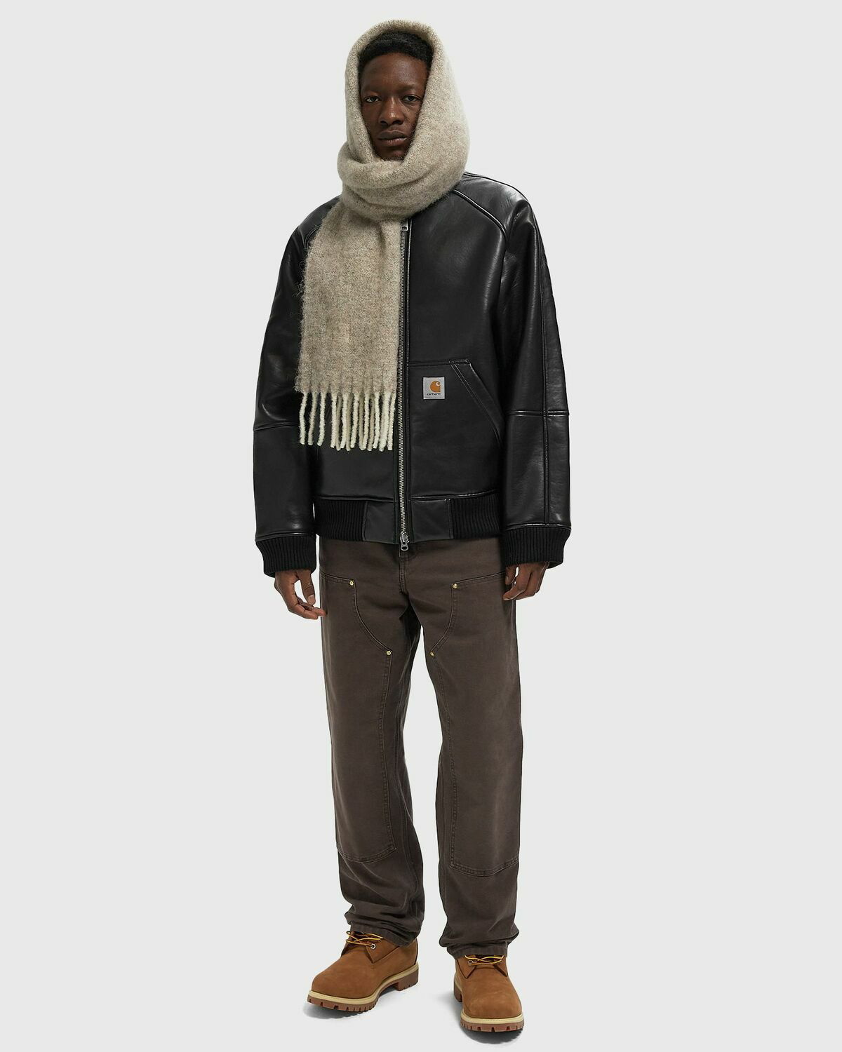 Carhartt WIP Shepton Jacket Black Mens Windbreaker Carhartt WIP