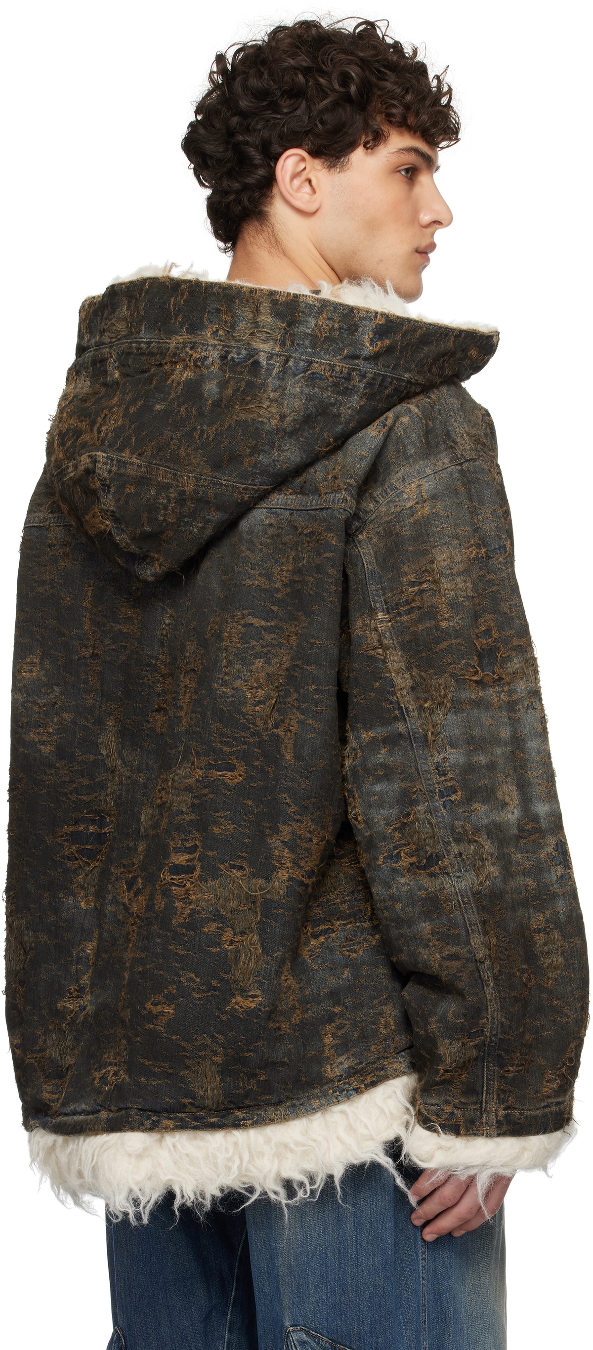 Diesel Black D-Arak-Fsf Denim Jacket Diesel