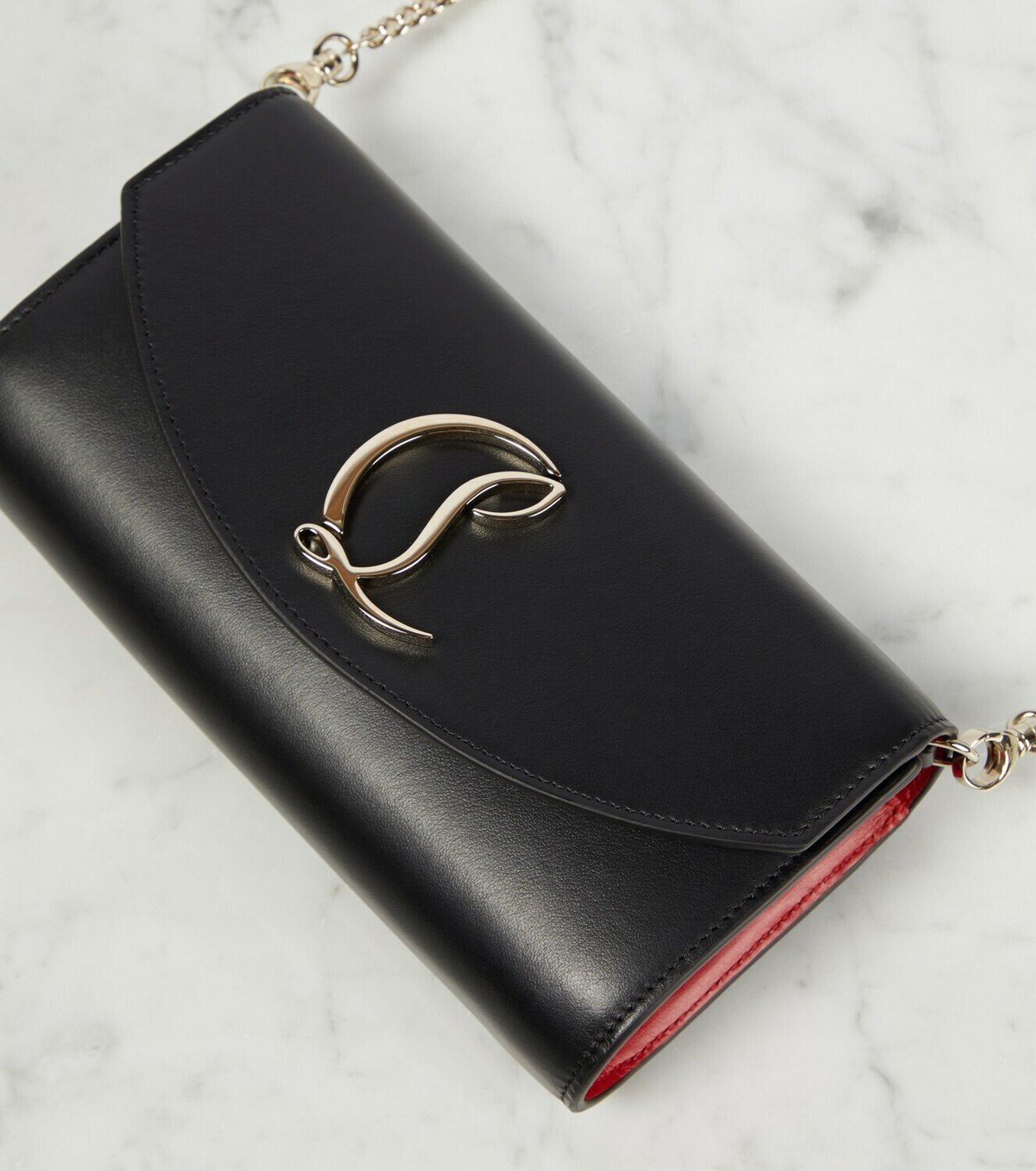 Christian Louboutin Leather wallet on chain Christian Louboutin