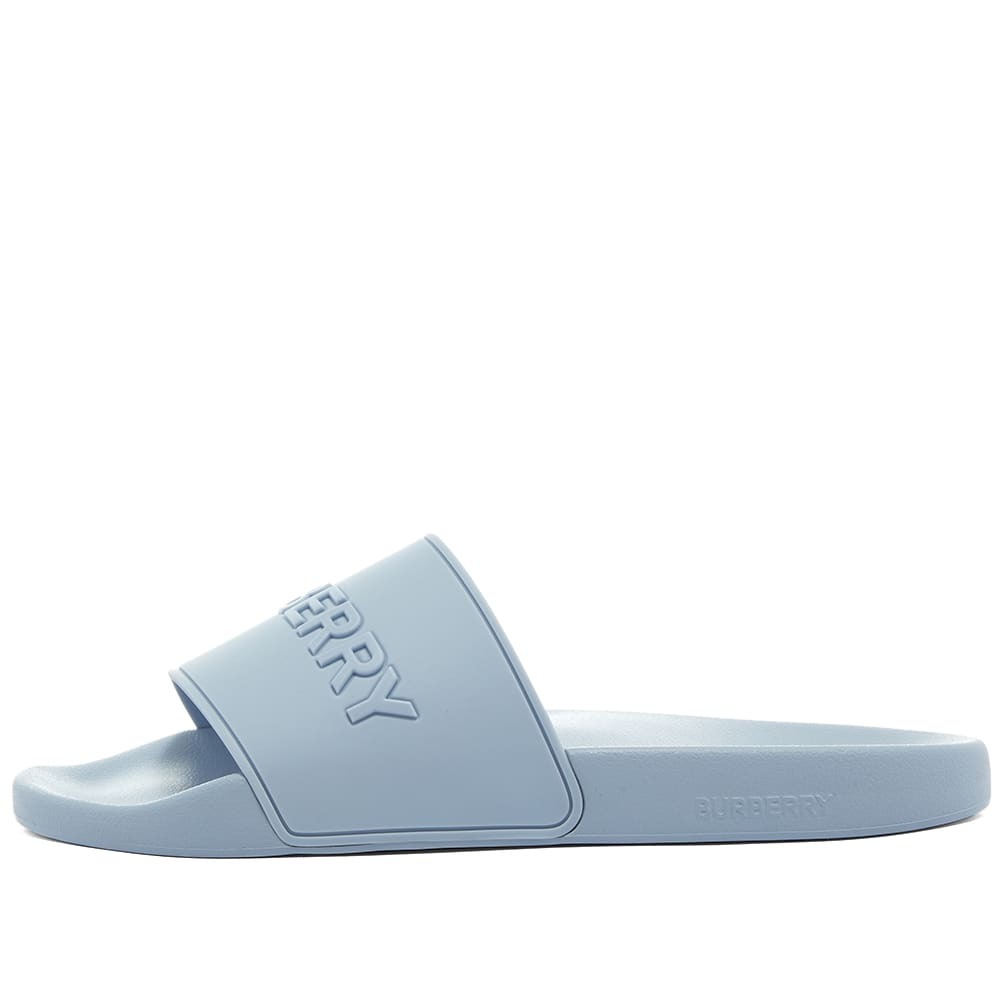 Burberry Men's Furley Logo Slide in Pale Blue Burberry