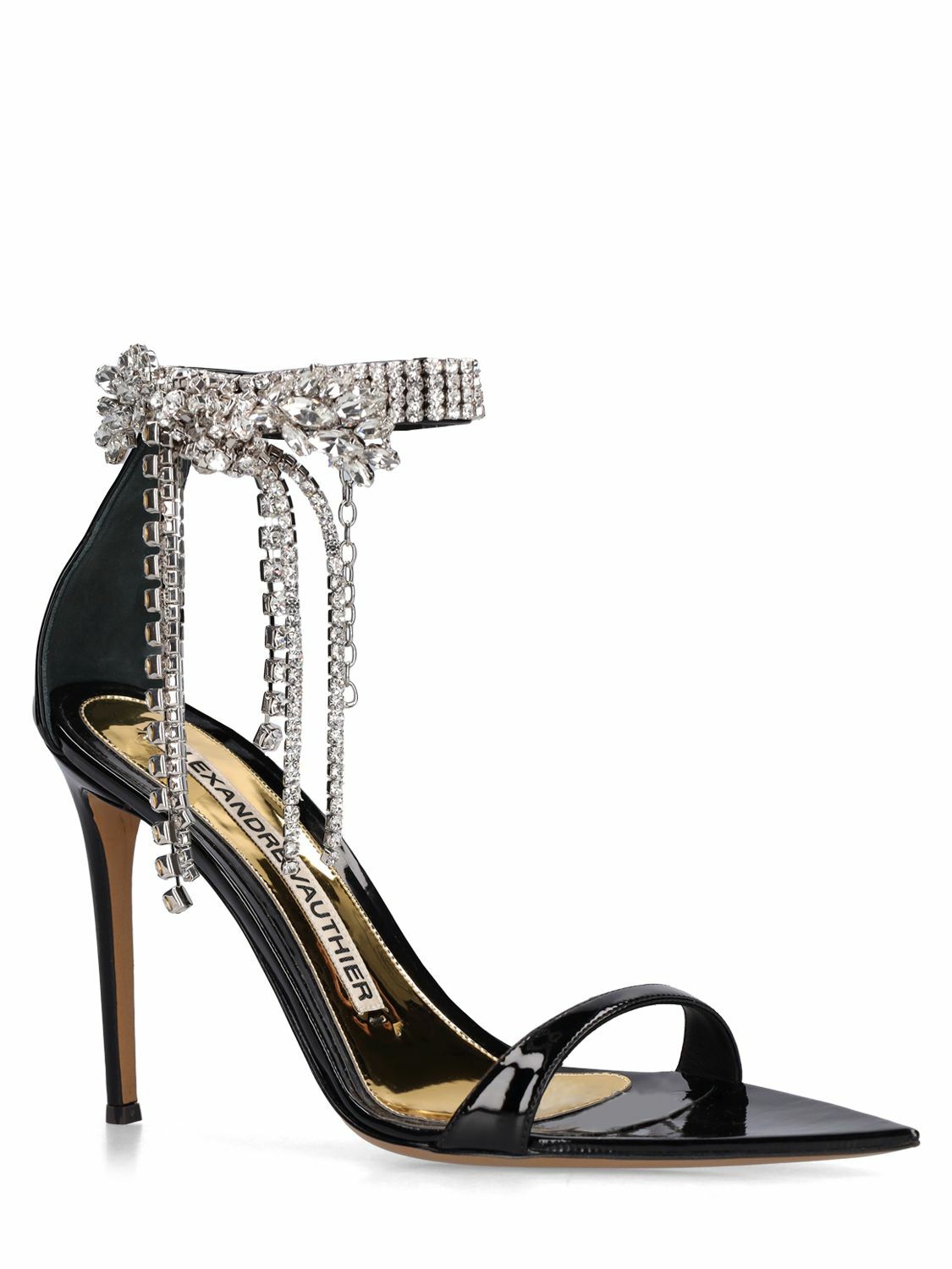 ALEXANDRE VAUTHIER - 105mm Faux Patent Leather Sandals Alexandre Vauthier