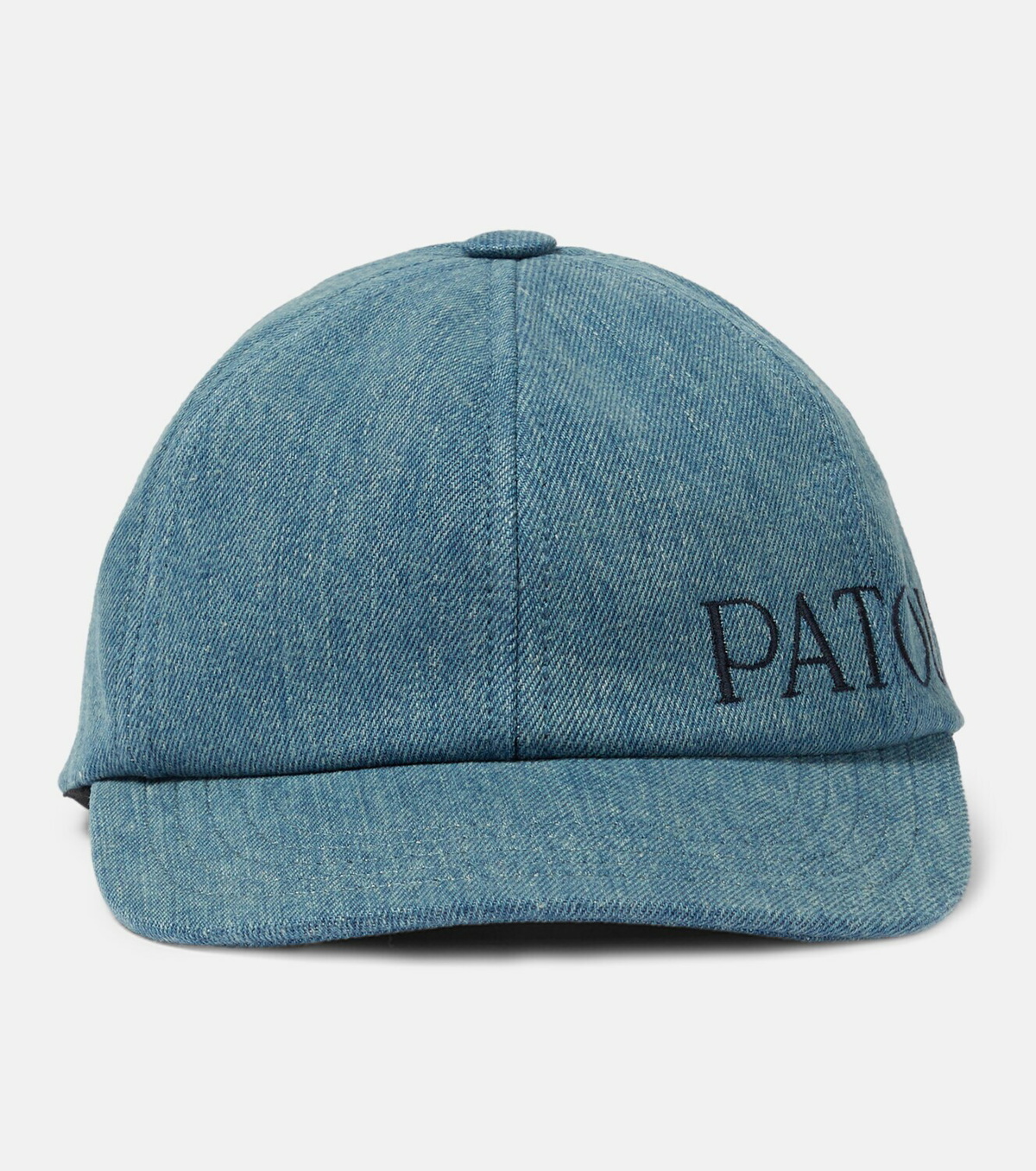 Patou Logo denim baseball cap Patou