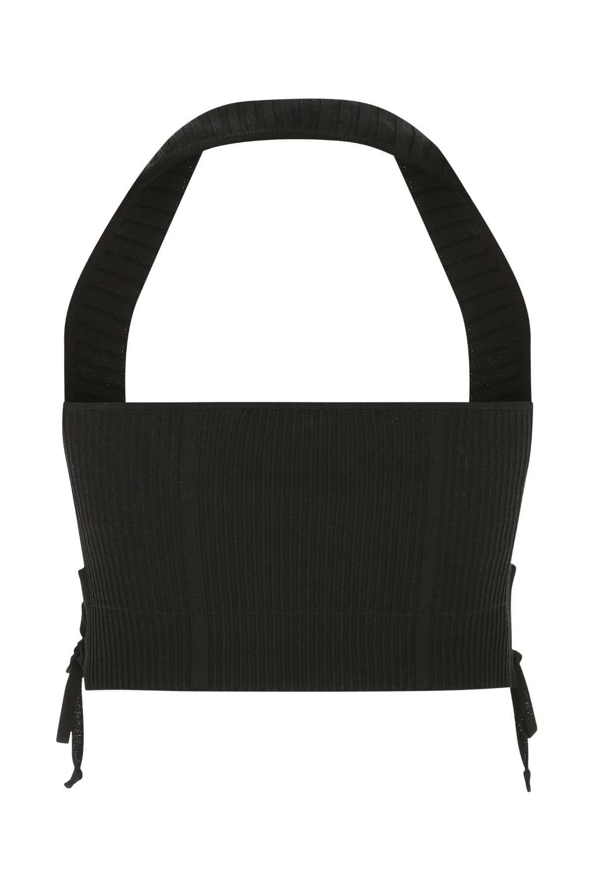 ANDREĀDAMO Black Stretch Viscose Blend Bodice ANDREADAMO