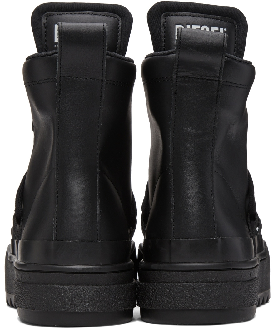 Diesel Black H-Shika High Top Sneakers Diesel