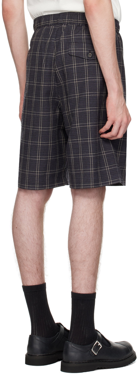 Our Legacy Gray Drape Shorts Our Legacy