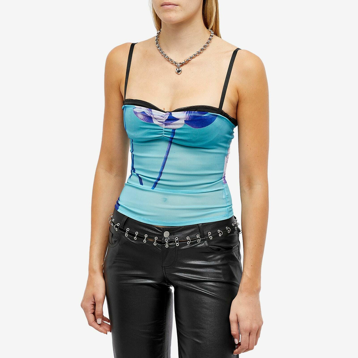 Miaou Women's Enzo Top in Blue Lotus Miaou