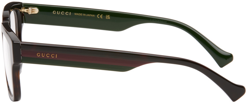 Gucci Tortoiseshell Square Glasses Gucci