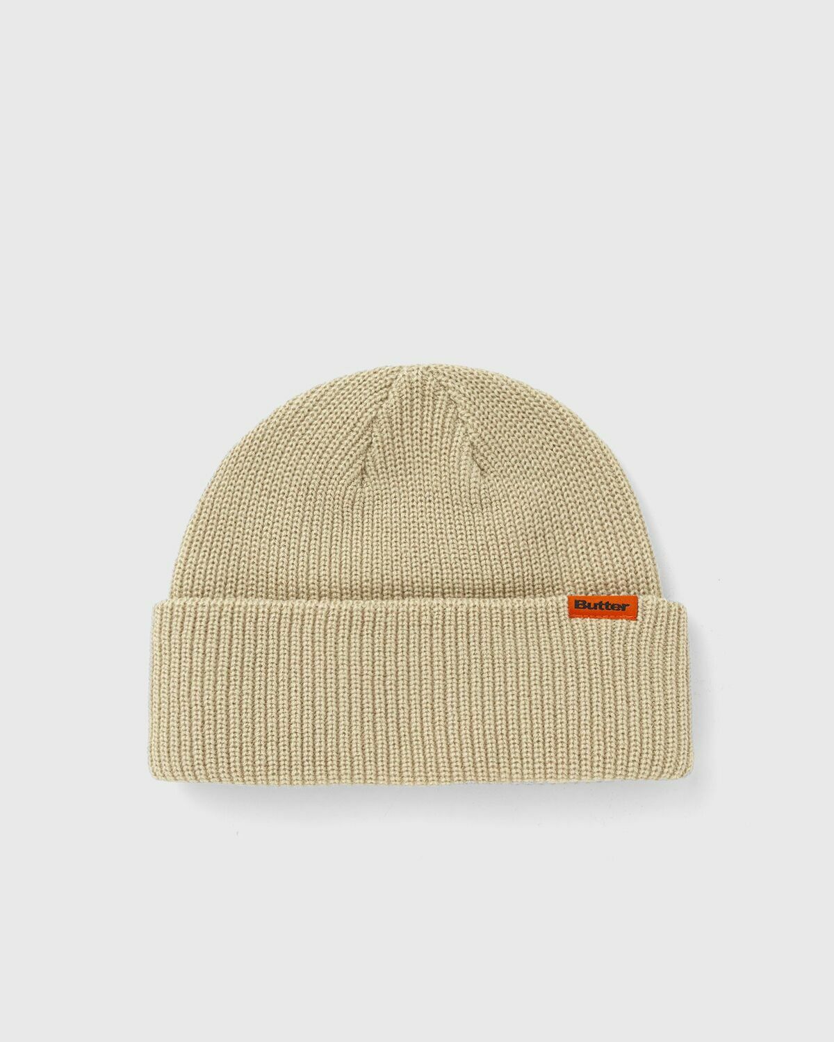 Butter Goods Tall Wharfie Beanie Beige Beanies Butter Goods
