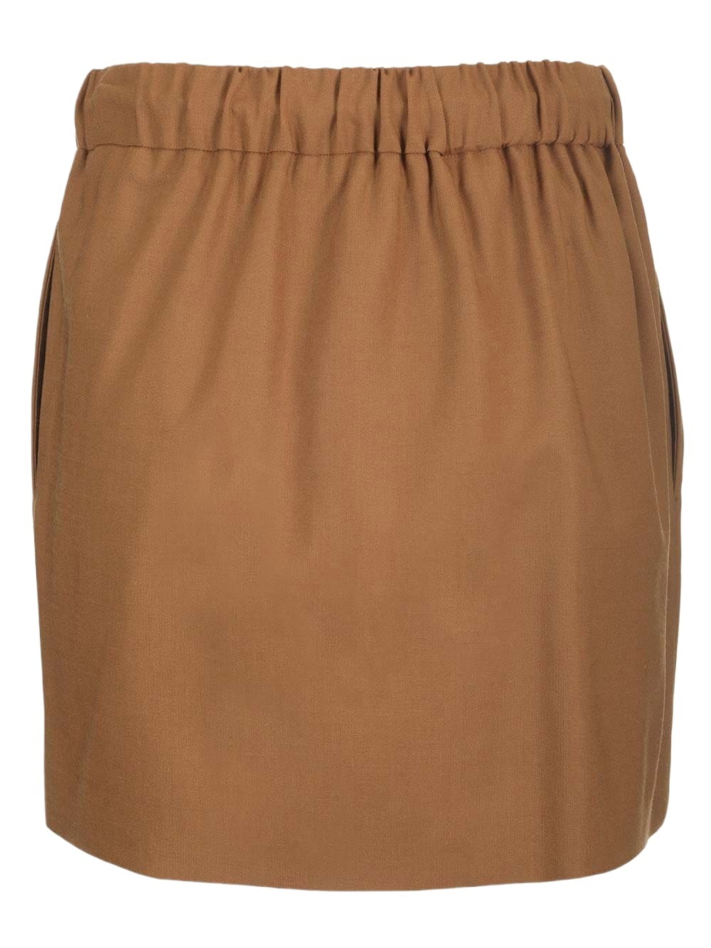 Max Mara Tan tabarin Miniskirt Max Mara