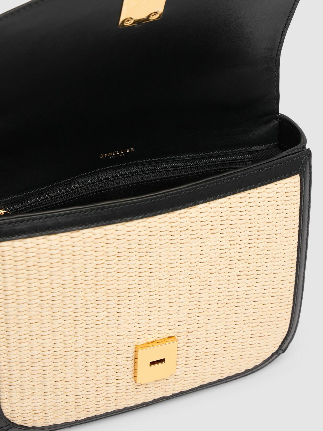 DEMELLIER Vancouver Raffia Shoulder Bag DeMellier