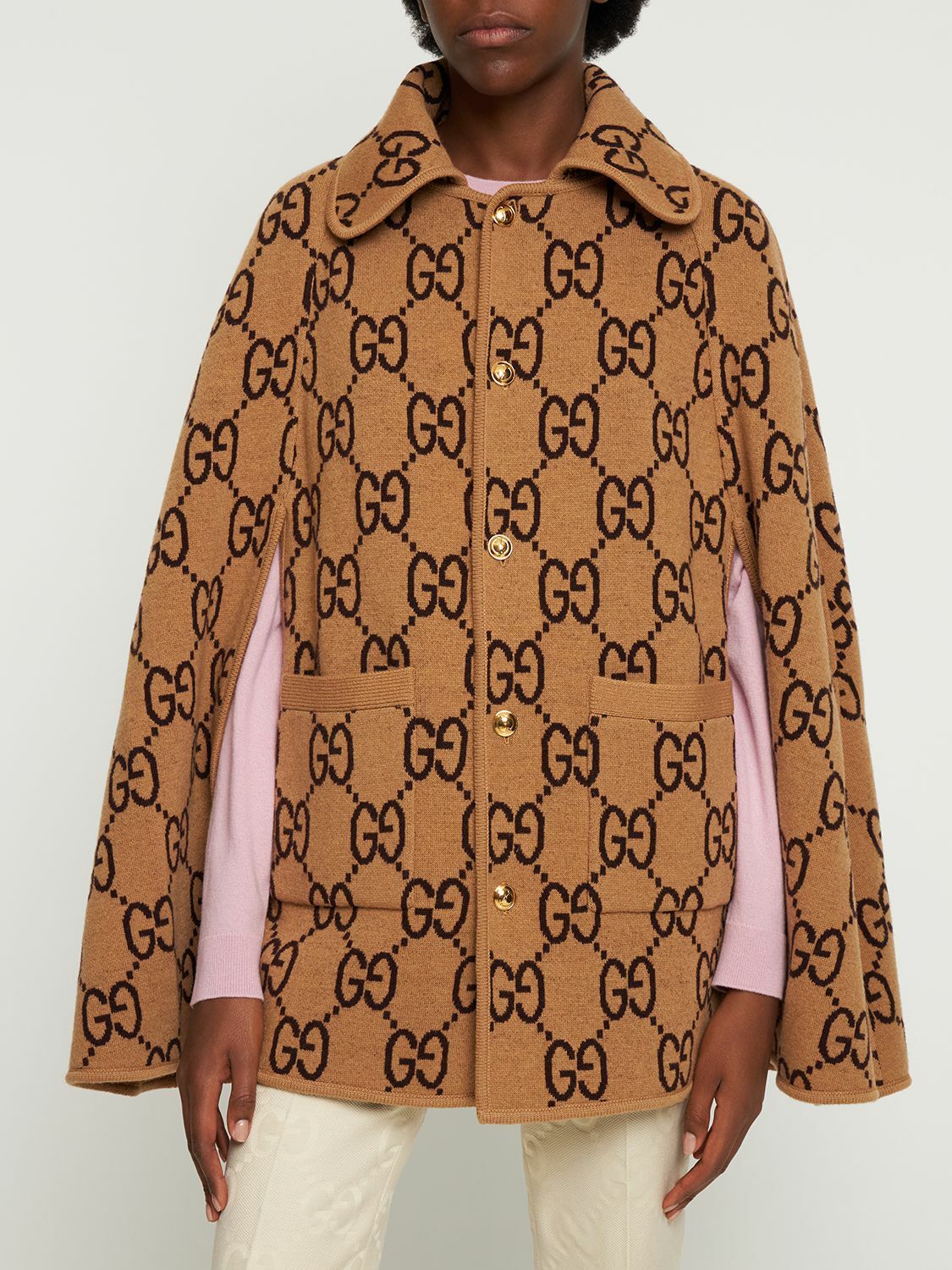 GUCCI - Fine Wool Cape Gucci