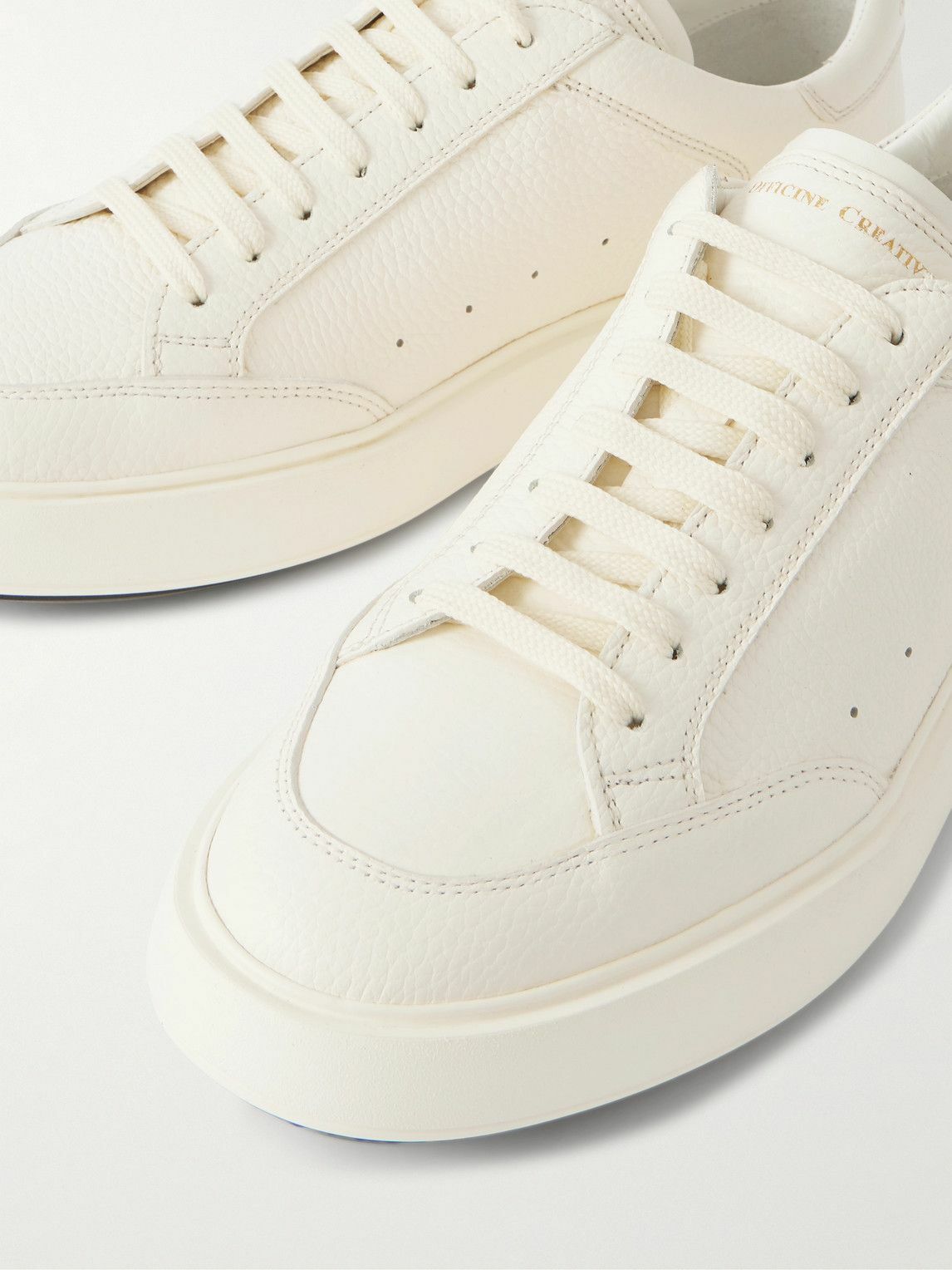 Officine Creative - Sequel 001 Full-Grain Leather Sneakers - White ...