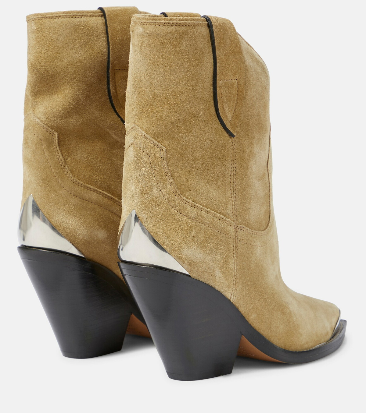Isabel Marant - Leyane suede cowboy boots Isabel Marant