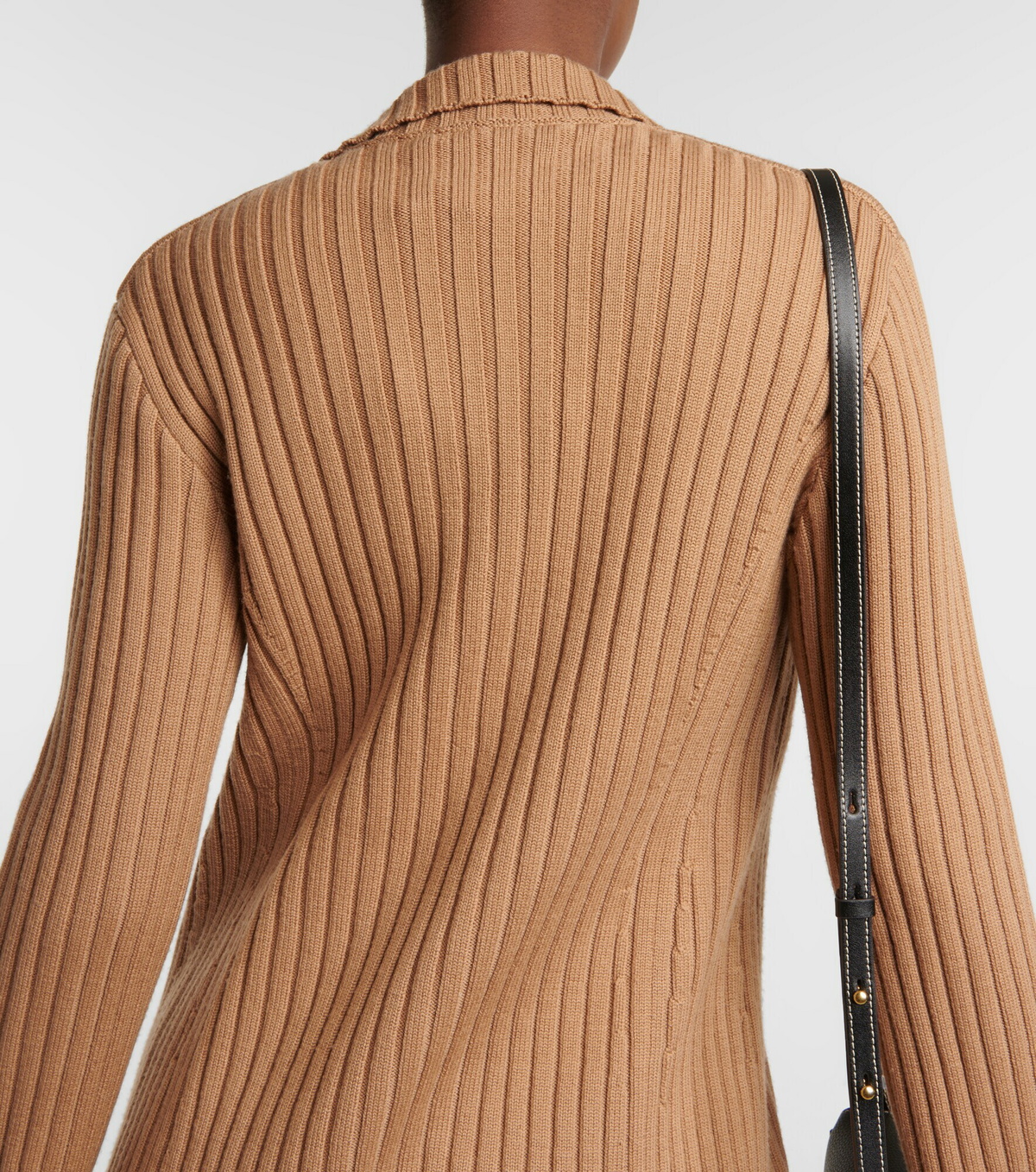 Chloe - Ribbed-knit wool and cashmere cardigan Chloe