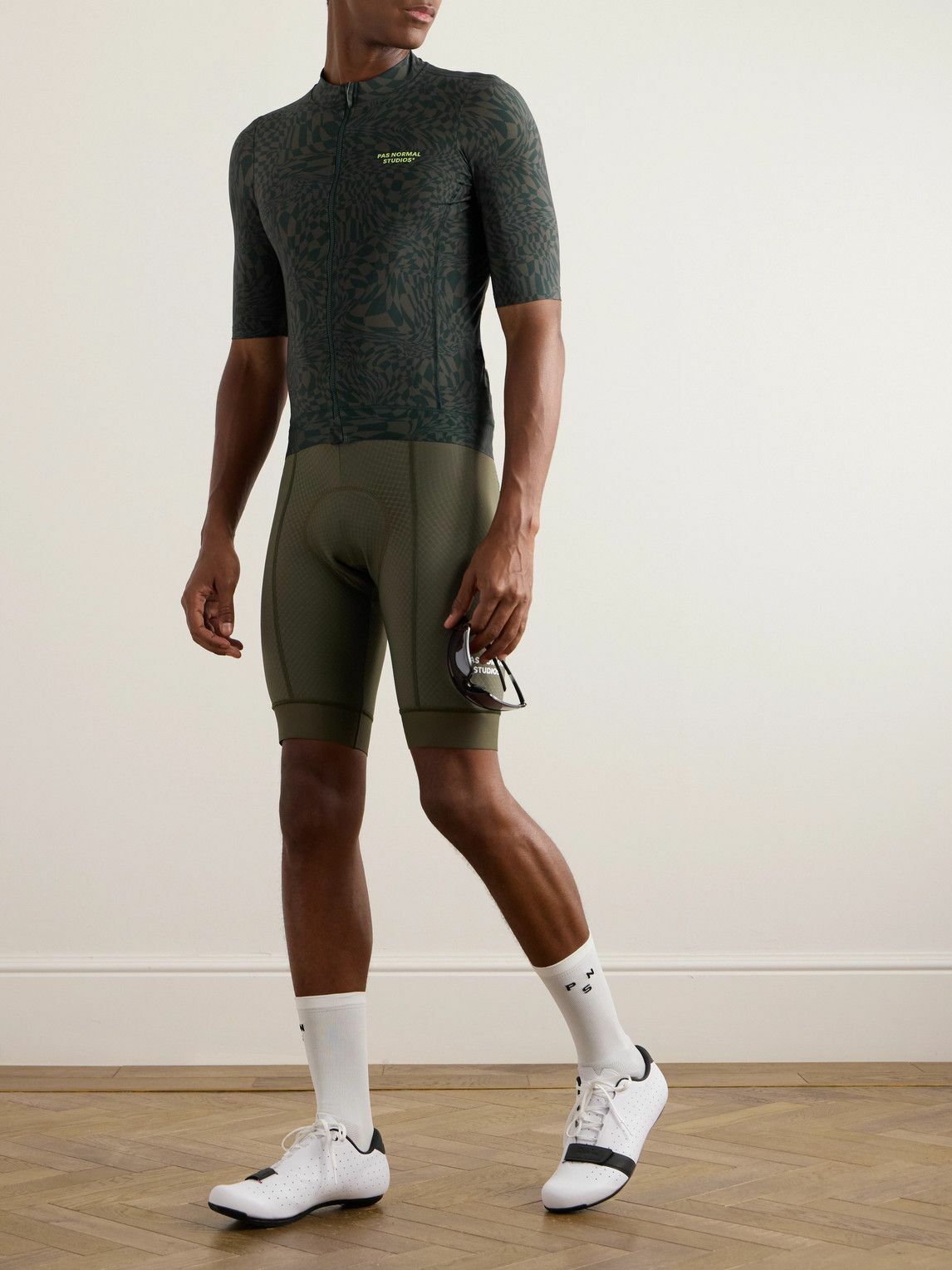 Pas Normal Studios - Essential Printed Cycling Jersey - Green Pas ...