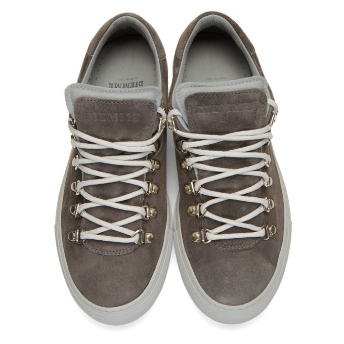 Diemme Grey Suede Marostica Low Sneakers Diemme