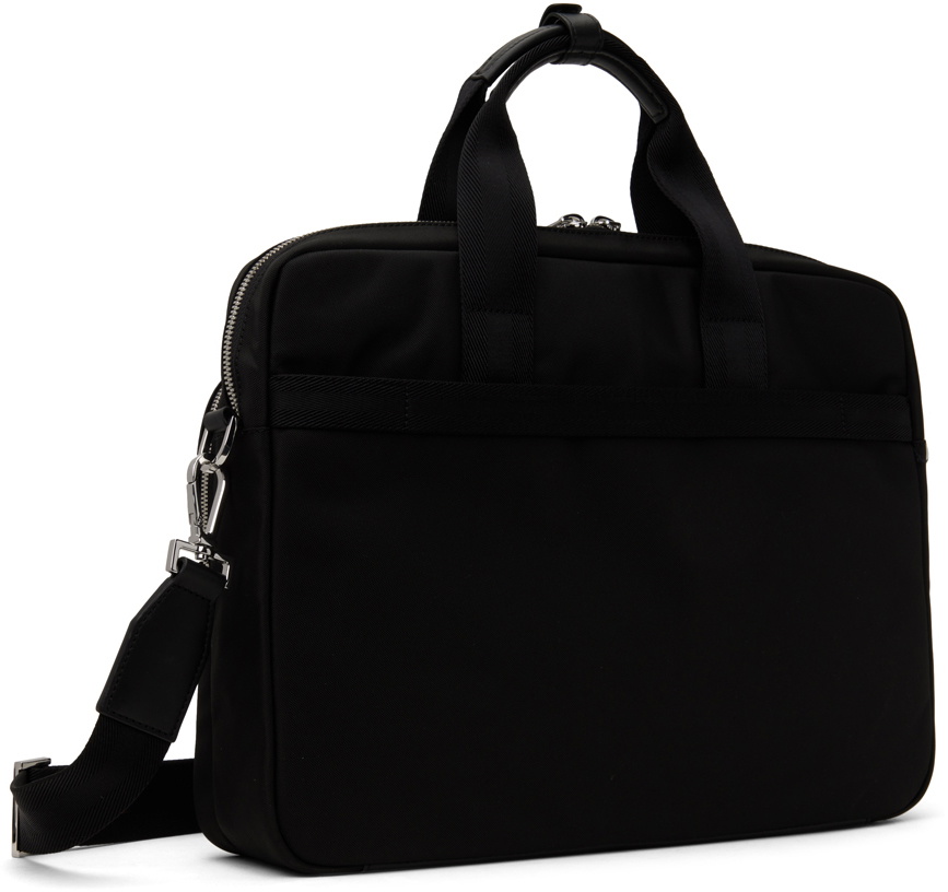 BOSS Black Multi Pocket Logo Lettering Briefcase BOSS