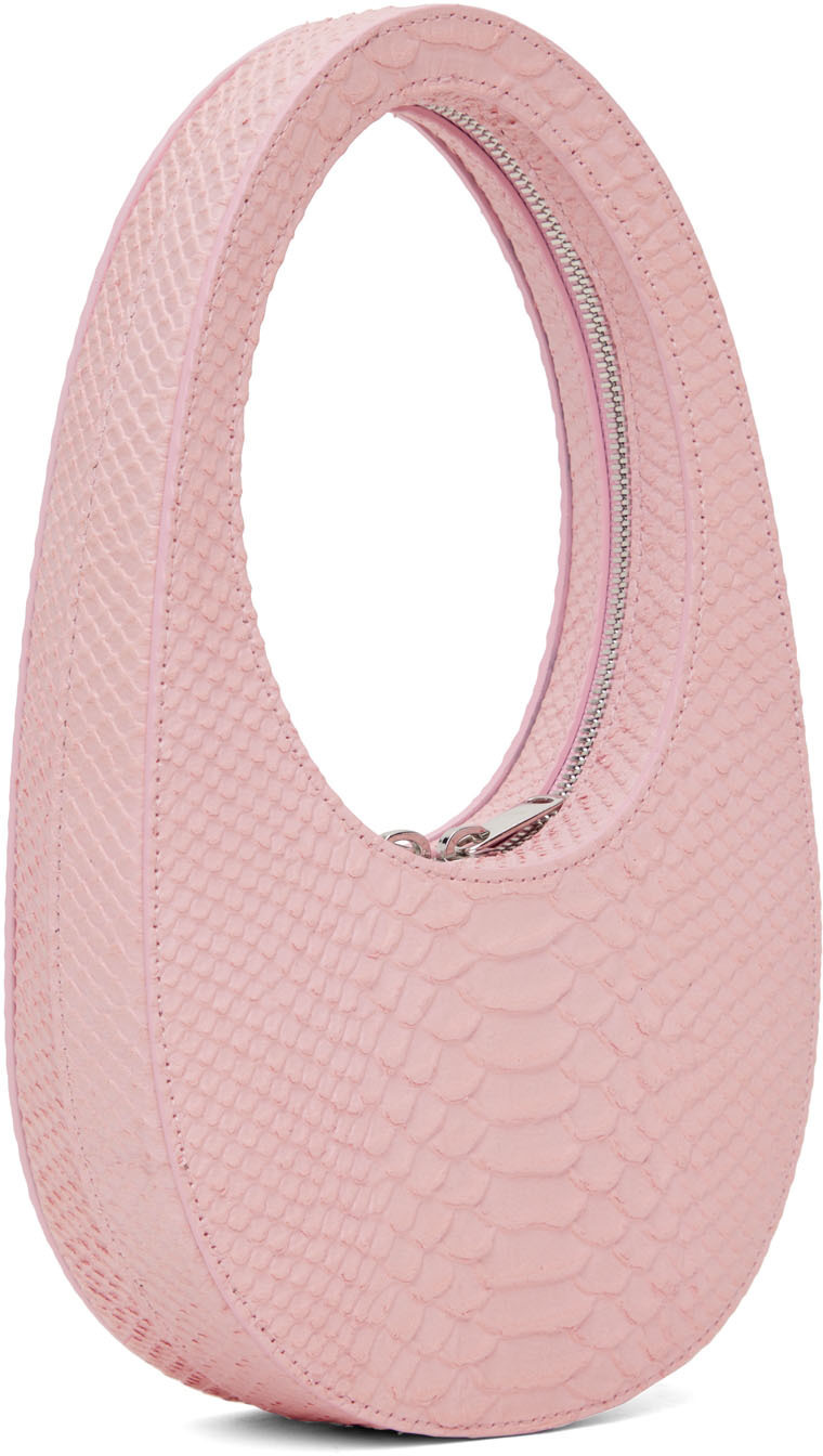 Coperni Pink Mini Croc Swipe Bag Coperni