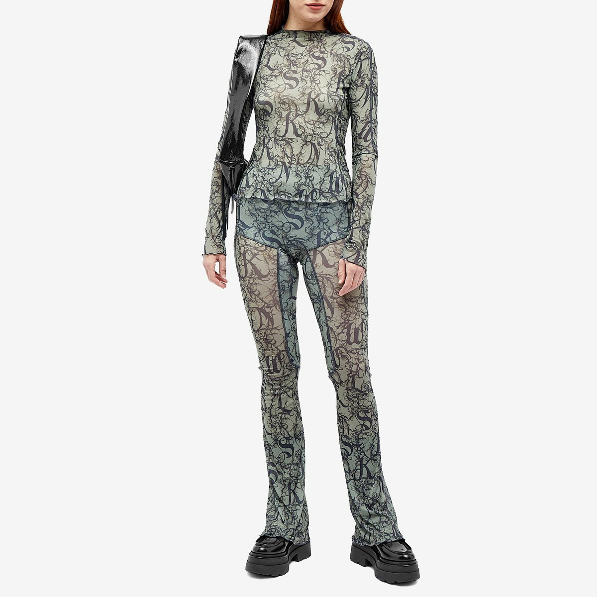 KNWLS Women's Halcyon Top in Gothic Lace KNWLS