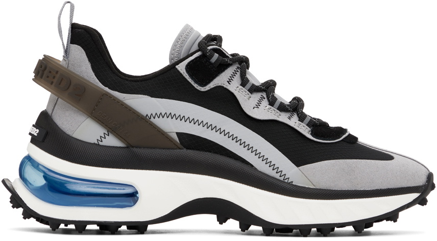 Dsquared2 Black & Gray Bubble Sneakers Dsquared2