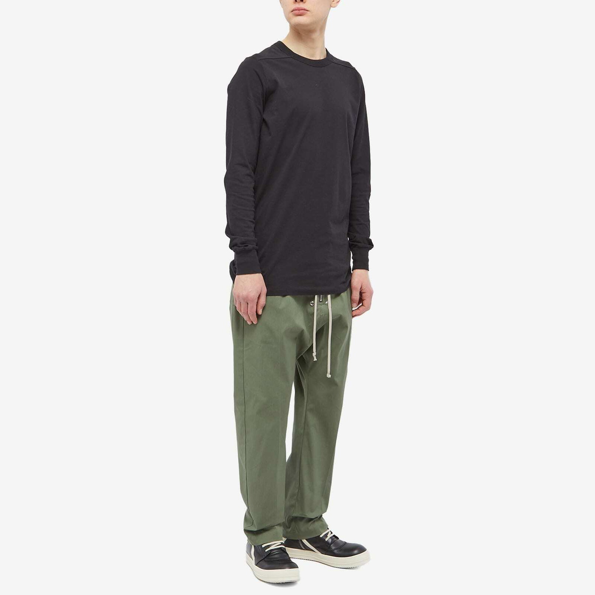 Rick Owens Men's Bela Zipped Pant in Moss Rick Owens