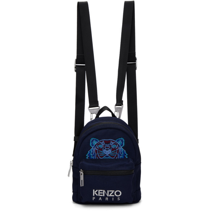 Kenzo Navy Mini Tiger Backpack Kenzo