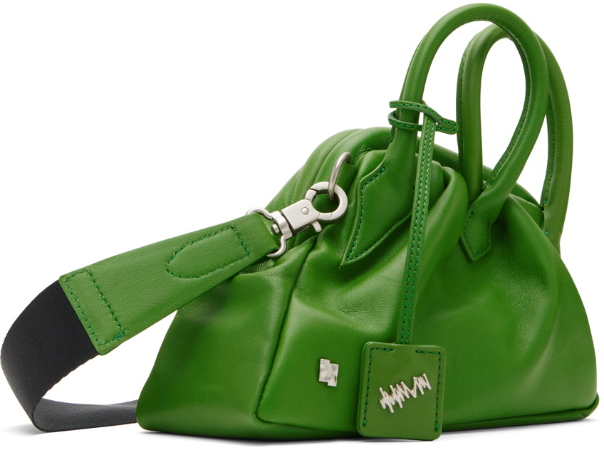 ADER error Green Sheepskin Shoulder Bag ADER error