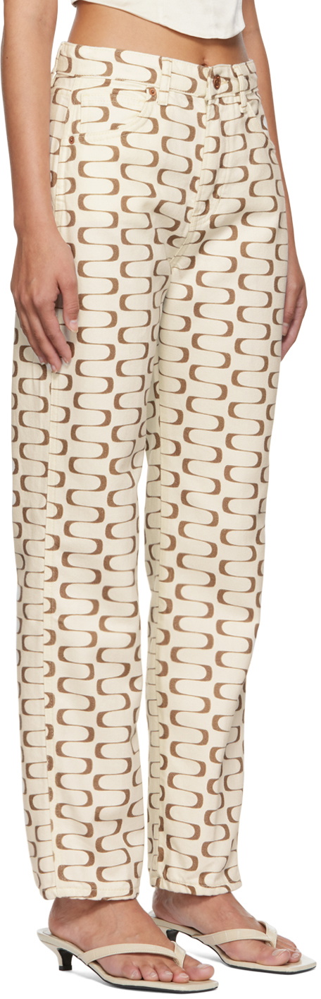 Reformation Off-White Mod Jeans Reformation