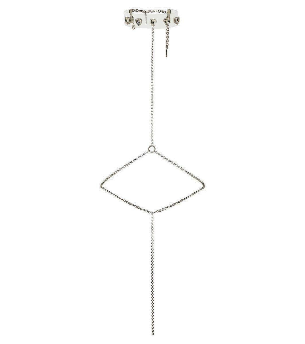 Alessandra Rich Chain-embellished choker Alessandra Rich