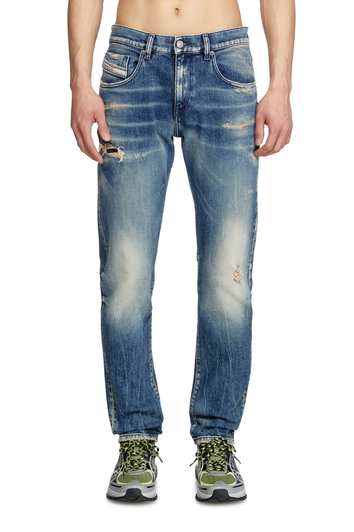 Diesel Slim Jeans - 2019 D-Strukt - Jeans Mens in Blue Diesel