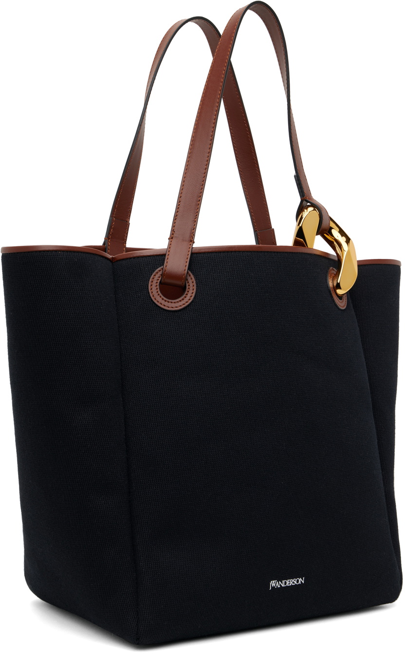 JW Anderson Navy JWA Corner Canvas Tote JW Anderson