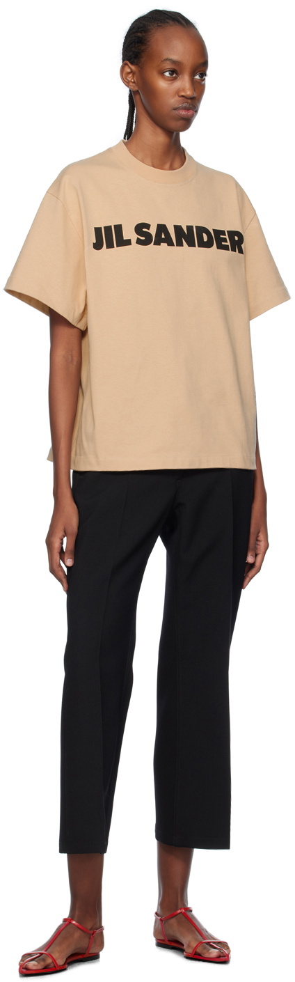 Jil Sander Red Flat Sandals Jil Sander