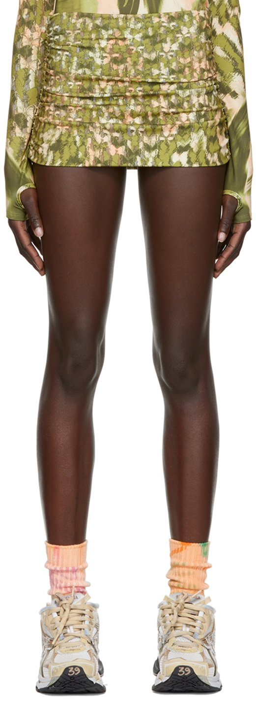 Collina Strada SSENSE Exclusive Green Sport Skirt Collina Strada