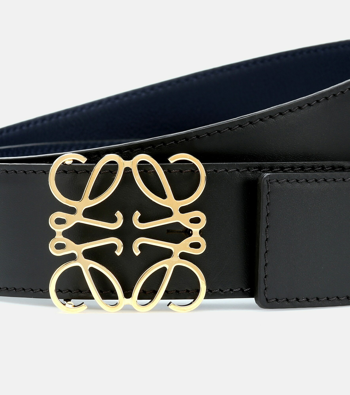 Loewe - Anagram leather belt Loewe
